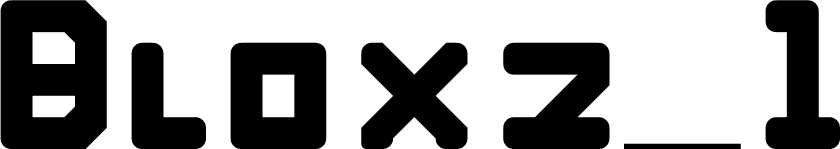 Bloxz 1 Regular font | Fonts2u.com