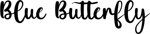 Blue Butterfly font