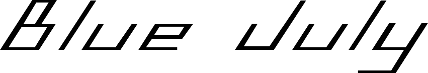 Blue July Expanded font | Fonts2u.com