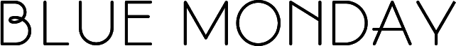 Blue Monday Bold font
