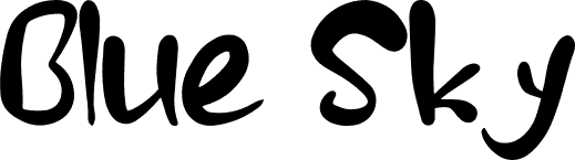 Blue Sky demo font | Fonts2u.com