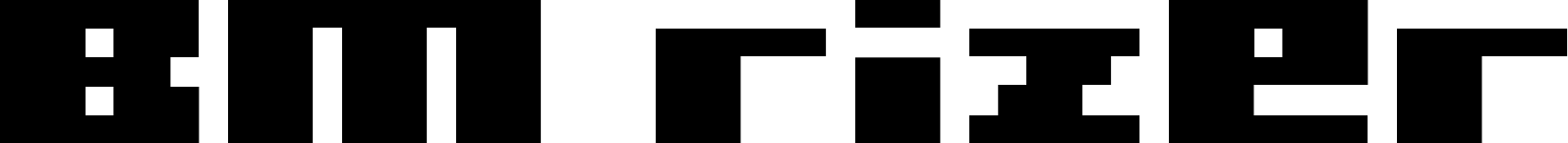 BM rizer A6 font | Fonts2u.com