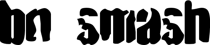 BN Smash font | Fonts2u.com
