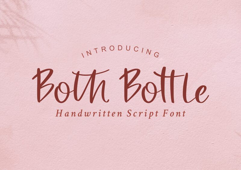 Both Bottle font | Fonts2u.com