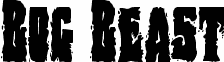 Bog Beast Outline font | Fonts2u.com