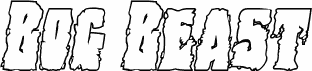 Bog Beast Outline font | Fonts2u.com