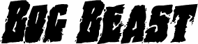 Bog Beast 3D font | Fonts2u.com