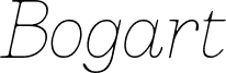 Bogart Trial Extrabold font