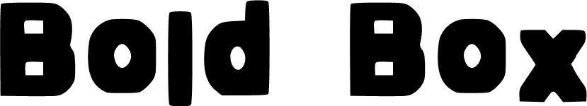 Bold Box font | Fonts2u.com