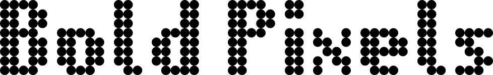 Bold Pixels Regular font | Fonts2u.com