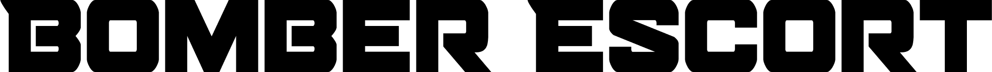 Bomber Escort Condensed font | Fonts2u.com