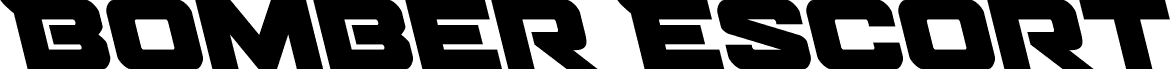 Bomber Escort font | Fonts2u.com