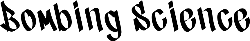 Bombing Science - Meas Handstyle Regular font | Fonts2u.com