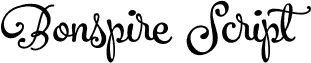 Bonspire Swash PERSONAL Regular font | Fonts2u.com