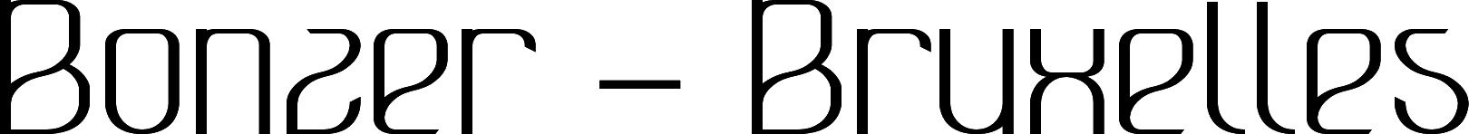 Bonzer - Bruxelles - Regular fuente | Fonts2u.com