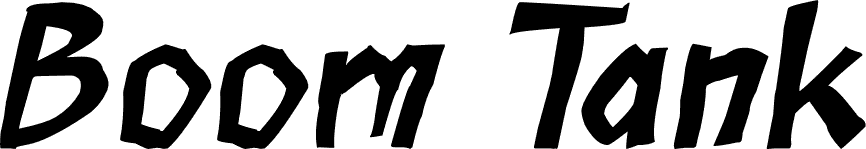 Boom Tank Italic font | Fonts2u.com