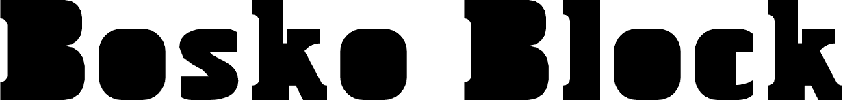 Bosko-Block font | Fonts2u.com