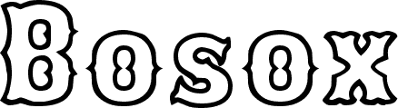 Bosox Outline Heavy font
