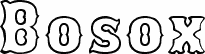 Bosox font