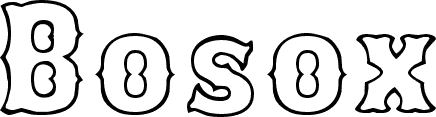 Bosox Outline font | Fonts2u.com