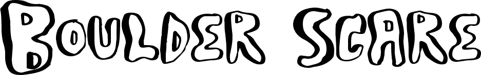 BoulderScare font | Fonts2u.com
