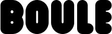 Boule Reduced Brillant font