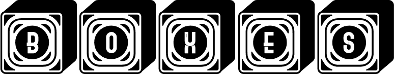 Boxes Fancy Regular font | Fonts2u.com