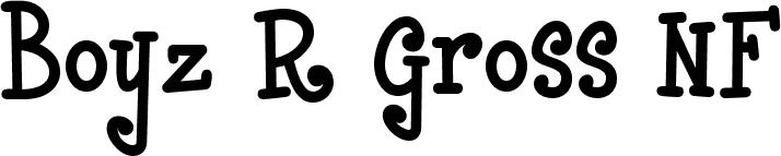 Boyz R Gross NF font