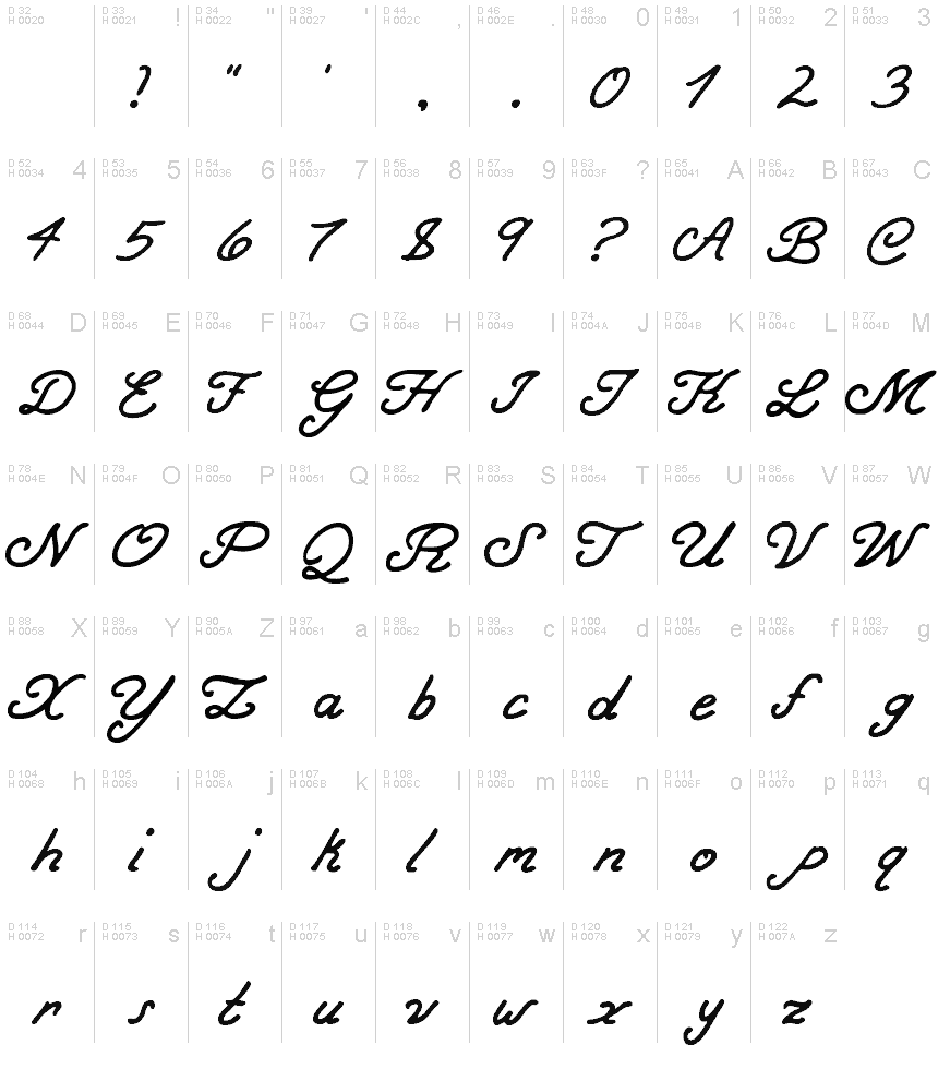 Bold Curse font | Fonts2u.com