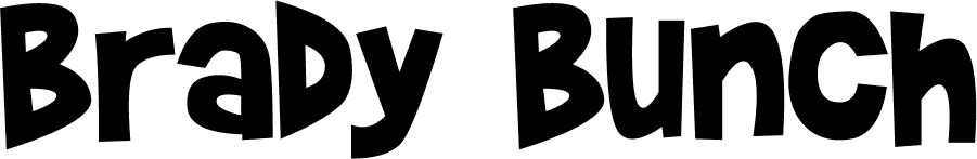 Brady Bunch font