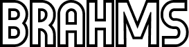 Brahms Regular font | Fonts2u.com