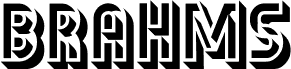 Brahms Hollow Regular font | Fonts2u.com