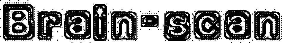 Brain-scan font | Fonts2u.com