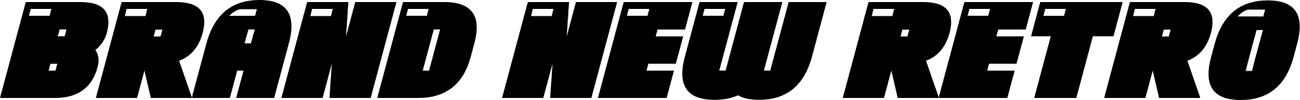 Brand New Retro Italic font | Fonts2u.com