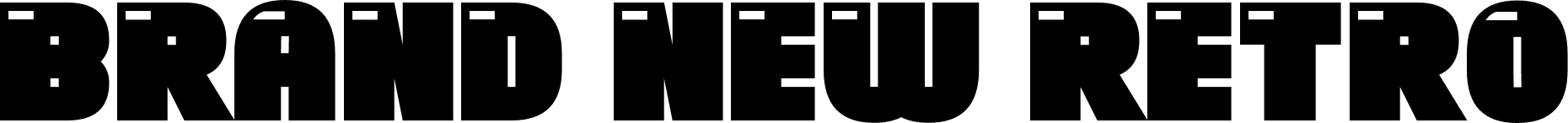 Brand New Retro font | Fonts2u.com