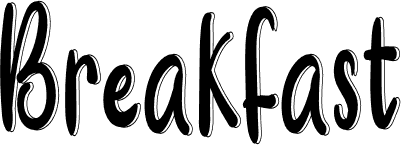Breakfast font | Fonts2u.com