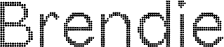 Brendie Demo Regular font | Fonts2u.com
