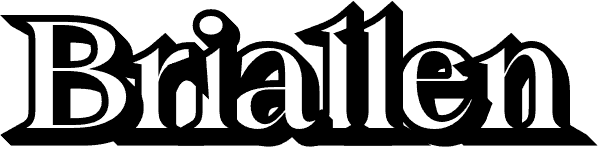 Briallen-ExtrudeRight Demo font | Fonts2u.com