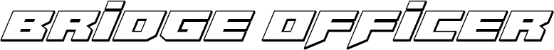 Bridge OFFicer Expanded font | Fonts2u.com