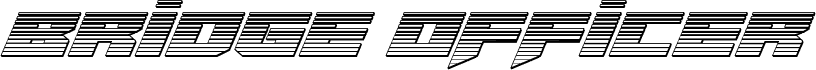 Bridge OFFicer Expanded font | Fonts2u.com