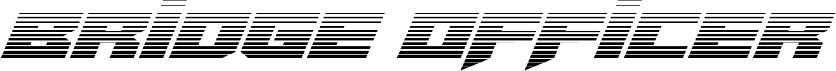 Bridge OFFicer Expanded font | Fonts2u.com