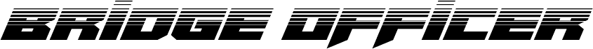 Bridge OFFicer 3D font | Fonts2u.com