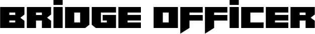 Bridge OFFicer Expanded font | Fonts2u.com