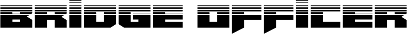 Bridge OFFicer Expanded font | Fonts2u.com