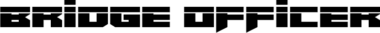 Bridge OFFicer Straight Chrome font | Fonts2u.com