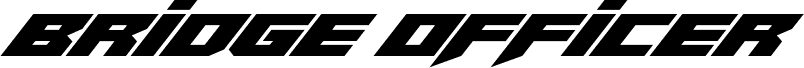 Bridge OFFicer Expanded font | Fonts2u.com