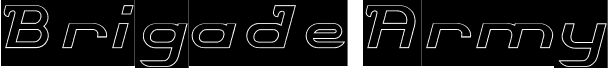Brigade Army-Hollow font | Fonts2u.com