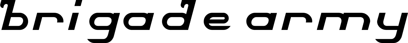 brigade army font