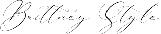 Brittney Style font