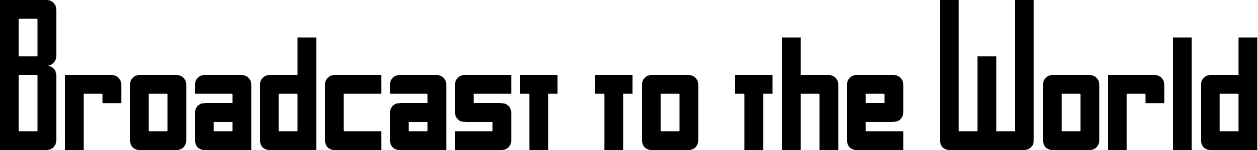 Broadcast to the World Regular font | Fonts2u.com